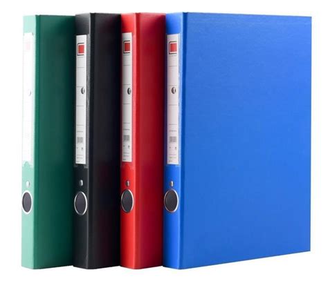 A4 Punch Clip Color 2 Holes Ring Binders File Folder Document Data File Sorting Holder Fast Clip