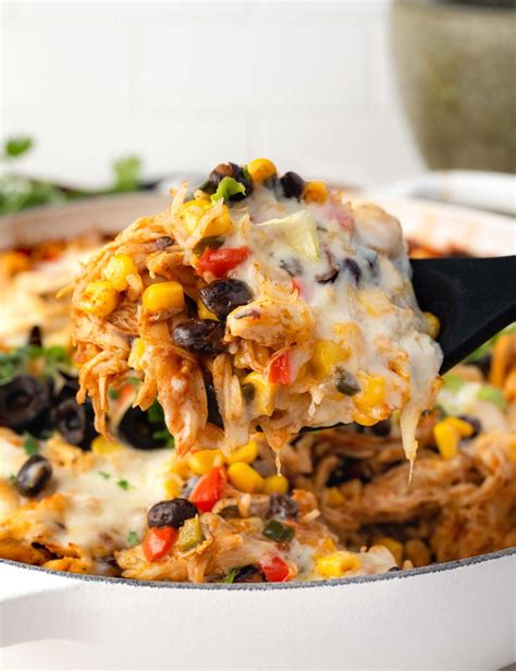 Chicken Burrito Casserole Chefjar