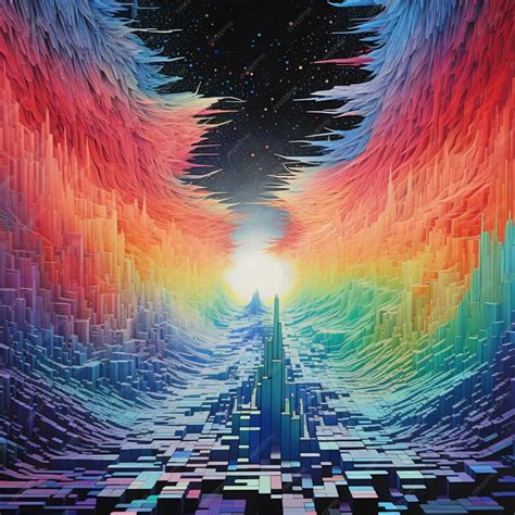 Premium Ai Image Unexpected Visual Transformations Originating From Binary