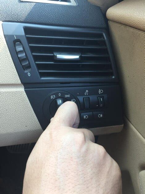 Premium Photo Cropped Hand Of Man By Control Panel In Car