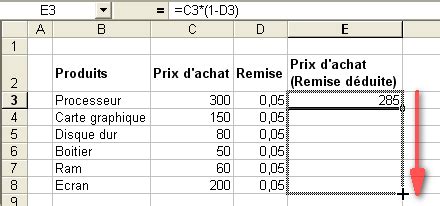 Comment Tirer Une Cellule Dans Excel Word Excel