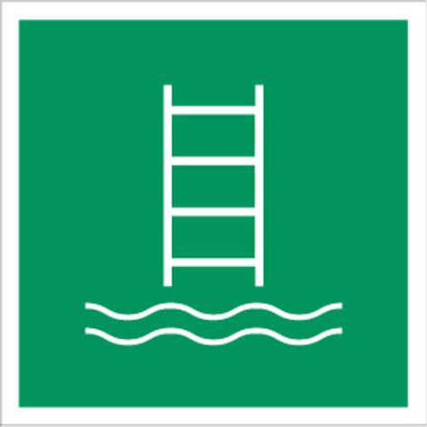 Embarkation Ladder Safe Condition Imo Glow Label
