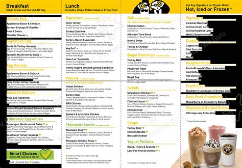 Menu At Einstein Bros Restaurant Highland Park