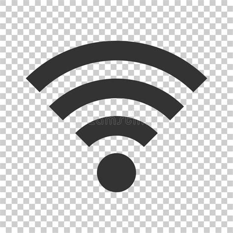 Икона Wifi Беспроволочный знак сети Wi Fi Символ интернета Линейный