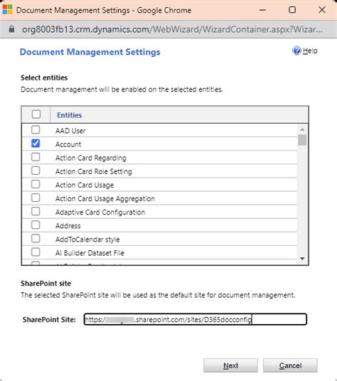 Dynamics 365 For Sales Administration 02 Configuring Document Management Integent