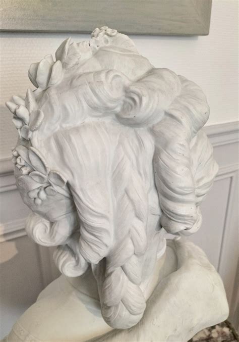 Proantic Très Important Buste De Marie Antoinette En Biscuit