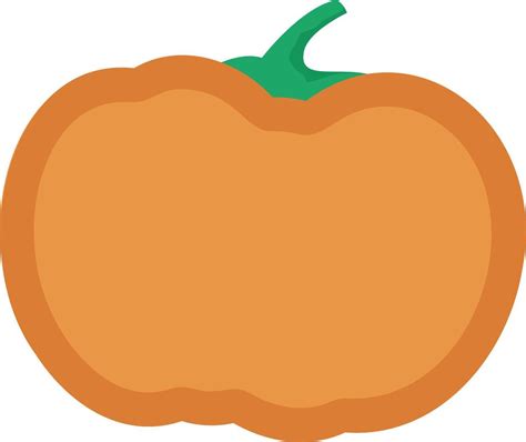 Empty Pumpkin Shaped Quote Textbox With Flat Object Halloween And