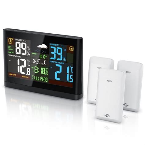 Bearware Funk Wetterstation Luftdruck Temperaturtrend