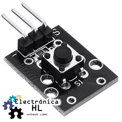 MODULO PUSH BUTTON KY 004 Electronica HL