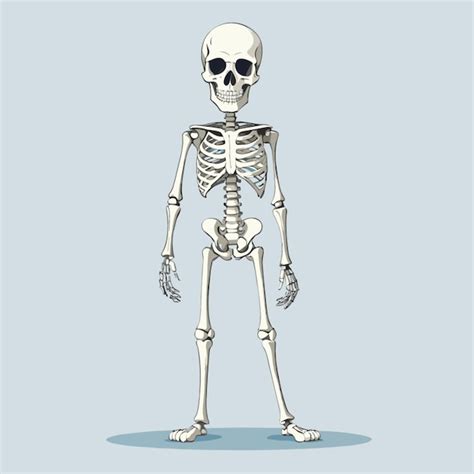 Premium Vector Skeleton Vector On White Background