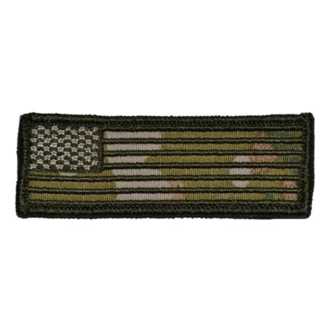 Us Flag Patch 1x3 Multicam Camo Notch