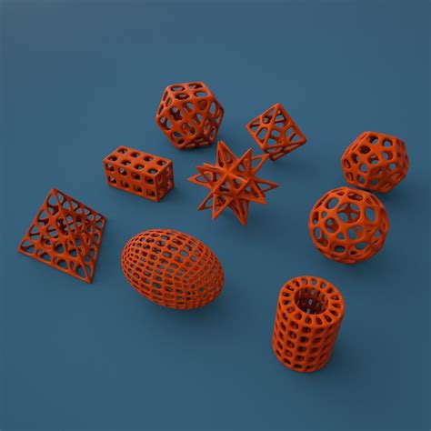 Standard Geometric Primitives 2 3d Model 3d Printable Cgtrader