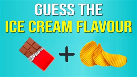 Can You Guess The Ice Cream Flavour By Emoji Food Emoji Quiz Youtube