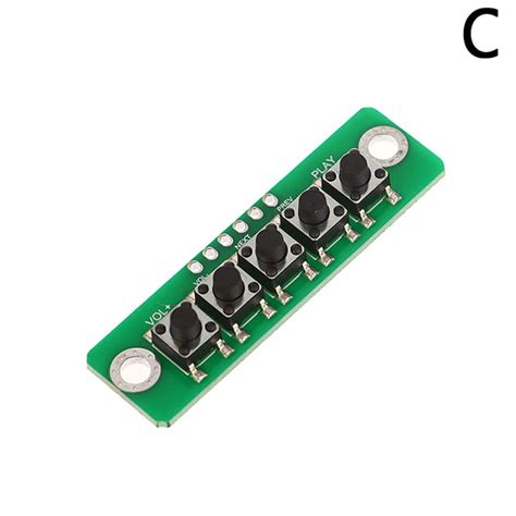 345 Bit Independent Button Module Mcu External Button Module Micro Switch Button Board