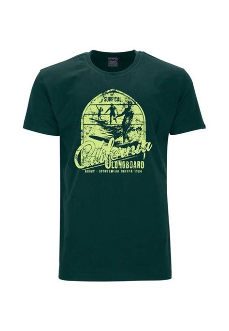 Ahorn Sportswear T Shirt California Longboard Mit Modischem