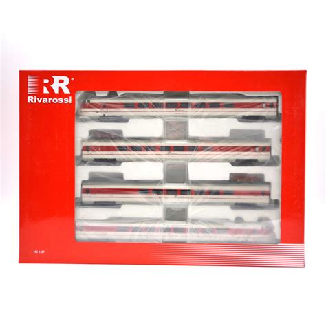 Rivarossi Ho Gauge Model Railway 4 Car Set Ref Hr2575 Etr 450