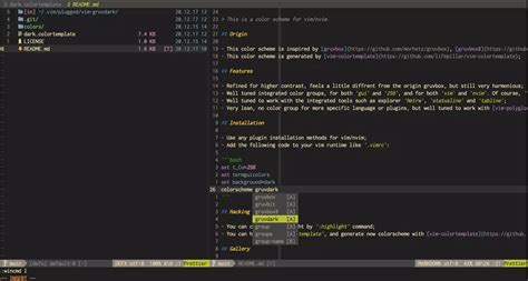 GitHub Sheldonldev Vim Gruvdark Color Scheme For Vim Nvim Originated From Gruvbox This