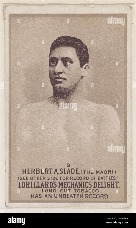 Card 3 Herbert A Slade The Maori From The Prizefighters Series