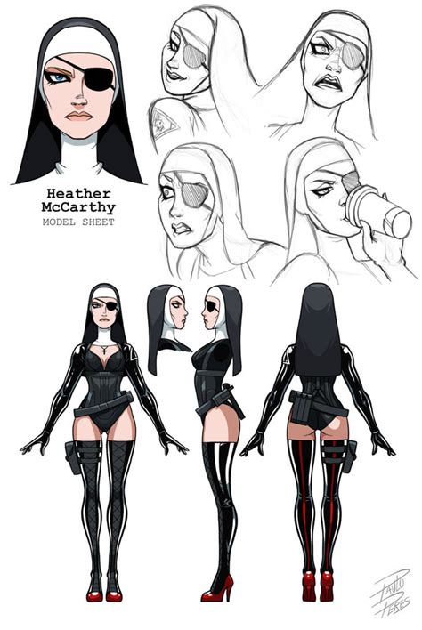 Model Sheet Heather Mccarthy By Paulo Peres On Deviantart