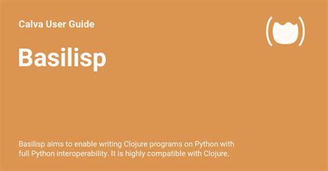 Basilisp Calva User Guide