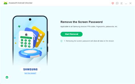 Aiseesoft Android Unlocker usuń dowolną blokadę ekranu Androida i