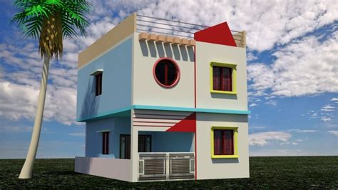 20x30 Feet 20 Front Facing Elevation Thousands Of Free Cad Blocks
