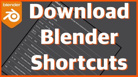 Blender 2 8 Shortcut Keys