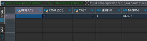 Sql Firebird 25 Erro Ao Utilizar Cast Coalesce E Replace Juntos Na