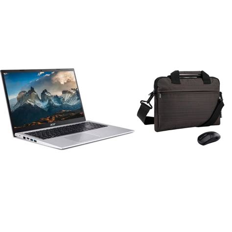 Acer Aspire Laptop I Gb Ssd Silver Bag Wireless Mouse Drawn