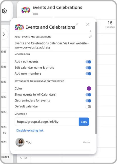 Groupcal Calendar Details Popup The Complete Guide