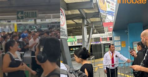 Caos Y Desesperación En El Metropolitano Pasajeros No Pueden Abordar