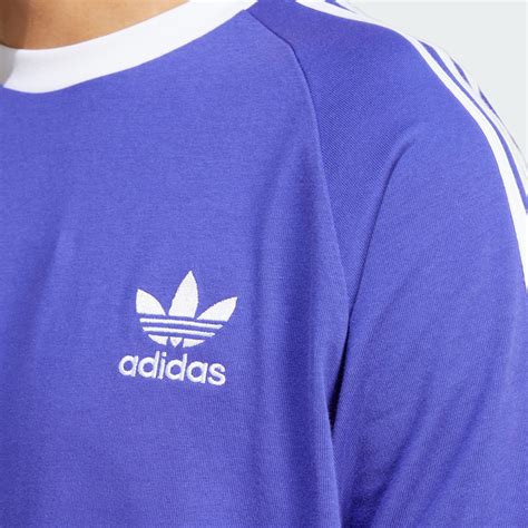 Adidas Adicolor Classics 3 Stripes Tee Purple Adidas Uae