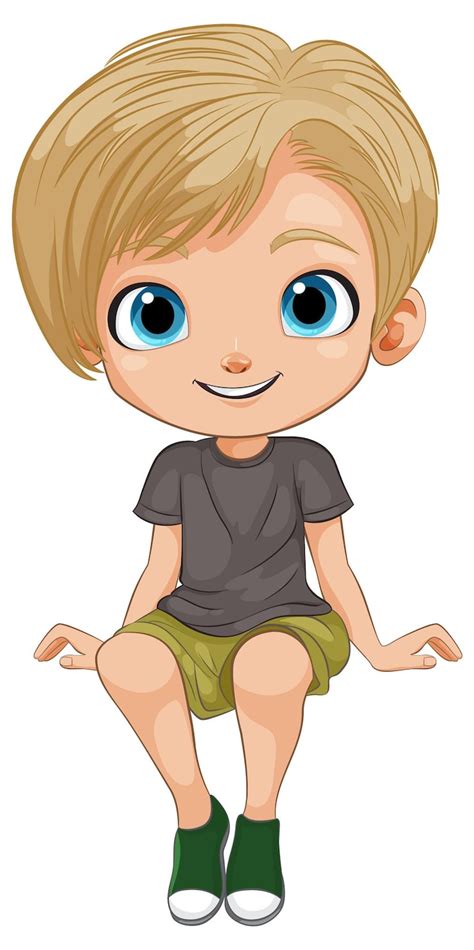 Cartoon Boy With Blond Hair Images Free Download On Freepik