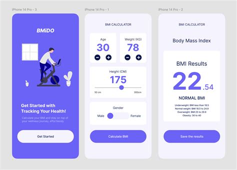 Bmi App Flutterflow Practice Figma