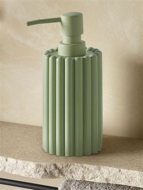Buy Sage Green Rib Soap Dispenser From The Next Uk Online Shop