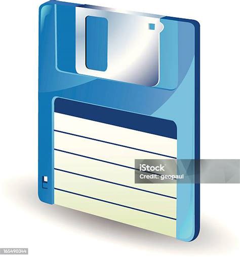Disket Ilustrasi Stok Unduh Gambar Sekarang Biru Data Floppy Disk