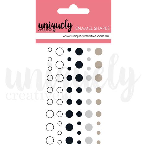 Uniquely Creative Enamel Dots Monoshromatic