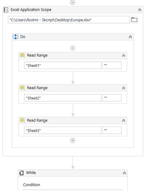 automate multiple excel sheet reporting with rpa skcript