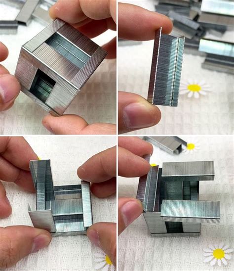 DIY Staplers Cubic Cube Making Tutorial Tutorial How To Make A Cube Using Staplers Pins