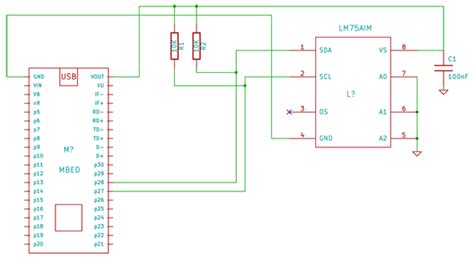 LM75AIM Temperature Sensor Mbed
