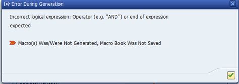 Macro For Alert Configuration With Multiple Condit Sap Community