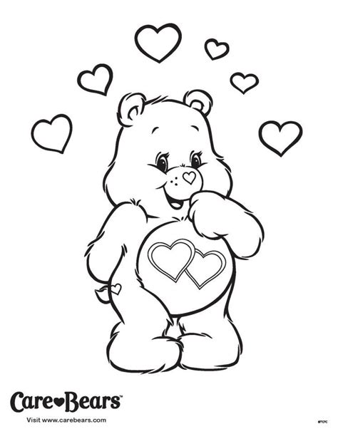 Care Bears Bear Coloring Pages Cartoon Coloring Pages Coloring Pages