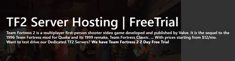 8 Best Team Fortress 2 Tf2 Server Hosting For Best Performance Geekflare