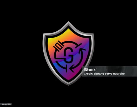 전기 코드와 현대적인 아이콘 디자인 방패 G 편지 로고 공학에 대한 스톡 벡터 아트 및 기타 이미지 공학 과학 데이터
