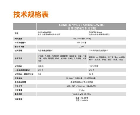 Clinitek Novus Atellica Uas 800全自动尿液分析流水线 西门子医疗系统有限公司