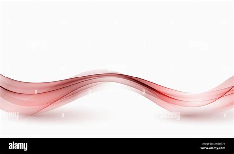 Red Wavy Transparent Wave Abstract Red Wave Background Stock Vector Image Art Alamy