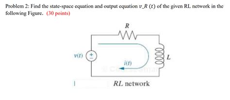 Solved Problem 2 Find The State Space Equation And Output