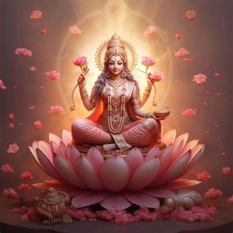 Premium Ai Image Illustration Of God Maha Lakshmi Images Download Mah