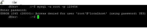 Mysql 1045 Access Denied For User Rootlocalhost Using Password Yes Stack Overflow