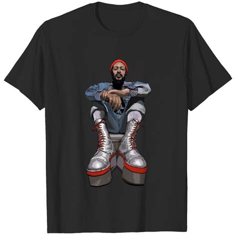 Marvins Platform Boots Marvin Gaye T Shirt Designed And Sold By
